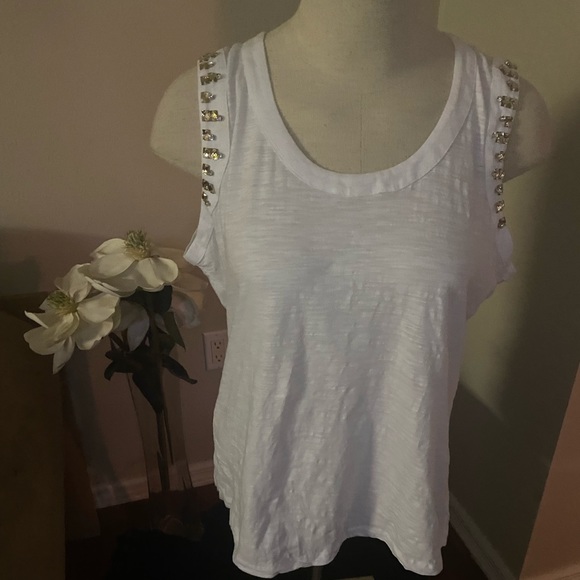 Boston Proper | Tops | Boston Proper Jeweled Tank | Poshmark